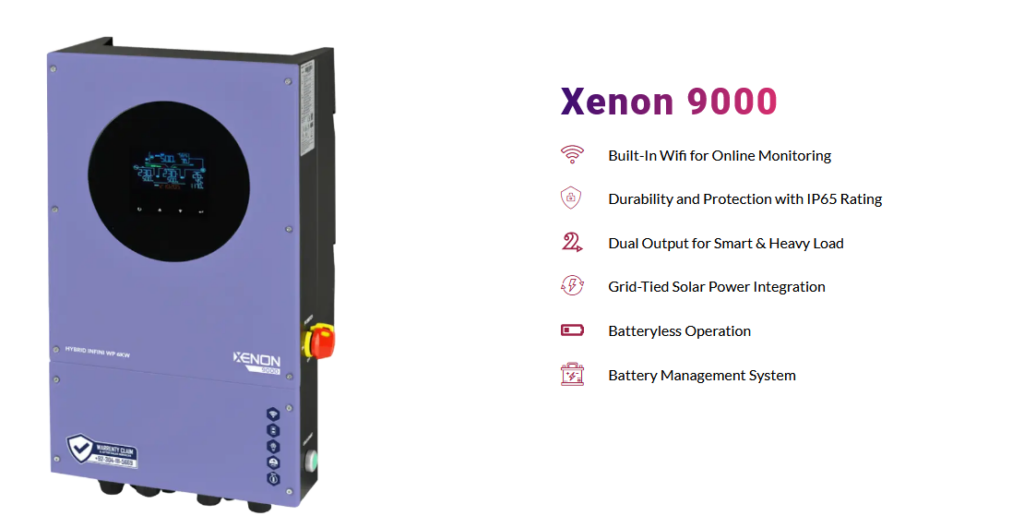 Knox 6KW Hybrid Inverter Xenon 9000 – Agile Technologies & Solutions